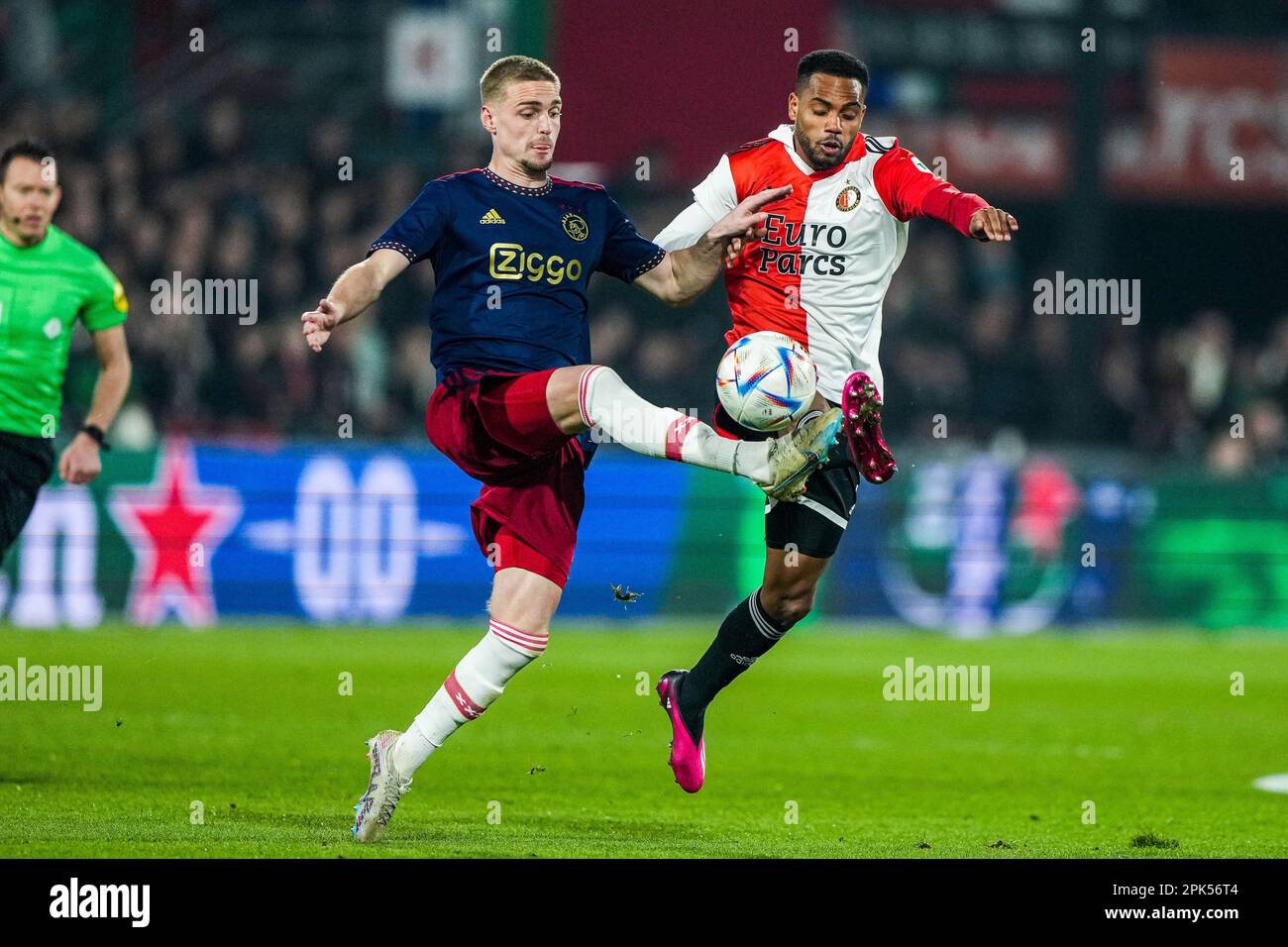 Rotterdam, Netherlands - 05/04/2023, Kenneth Taylor of Ajax, Danilo ...