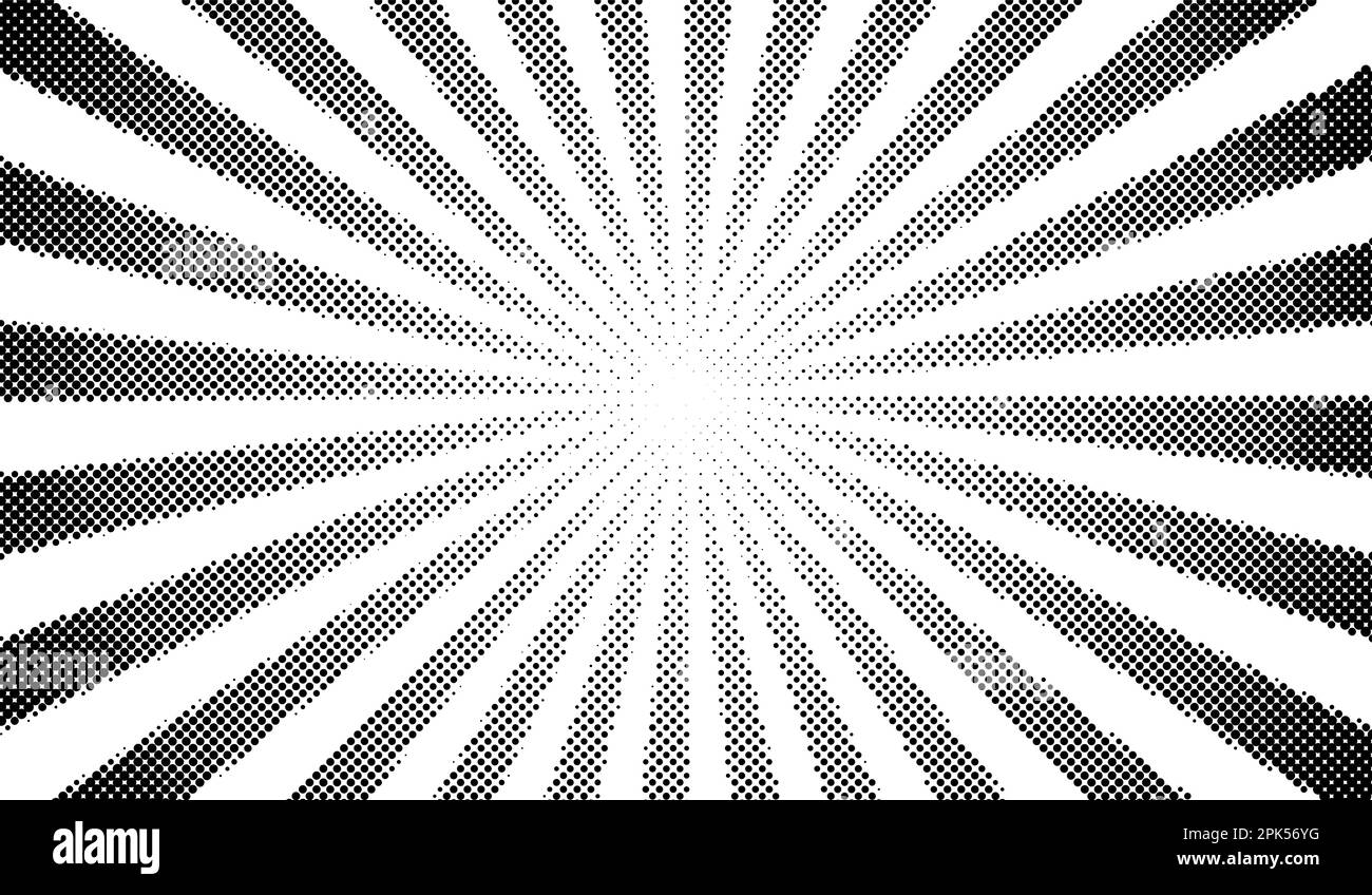 Comics background. Abstract lines backdrop. Shading sunrays. Design ...