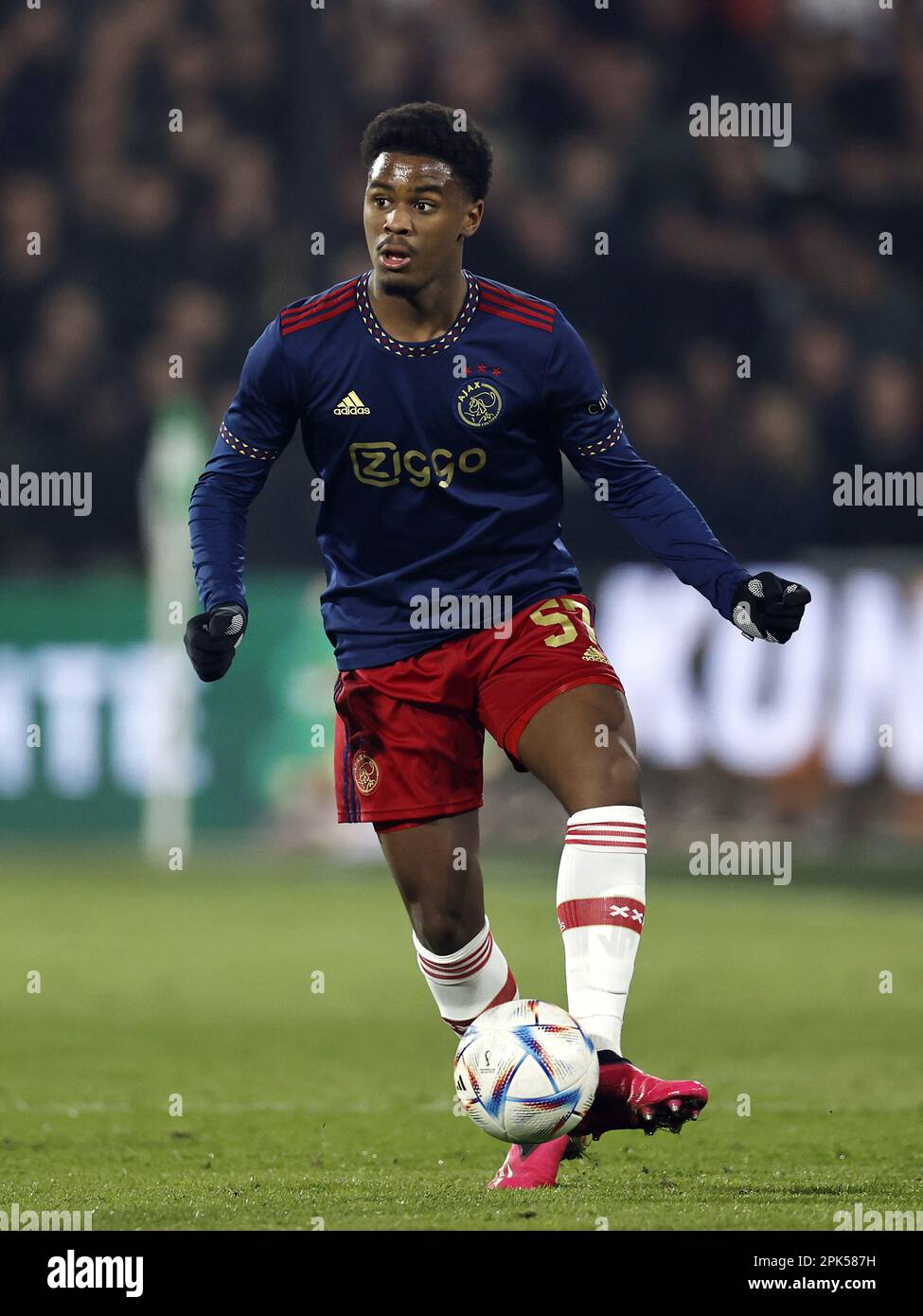ROTTERDAM - Jorrel Hato of Ajax during the Semifinal of the KNVB Cup ...