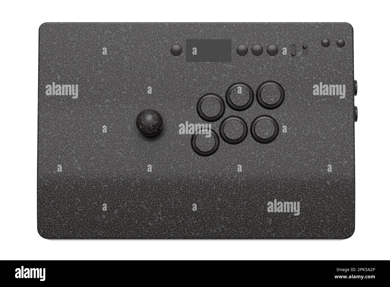 Vintage arcade stick with joystick and tournament-grade buttons with ...