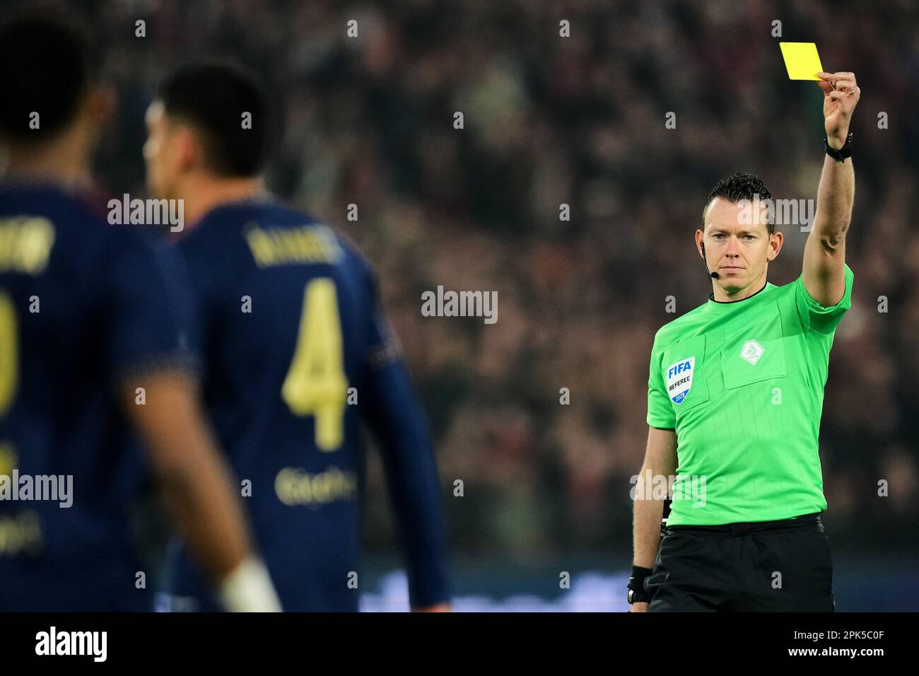 Rotterdam, Netherlands - 05/04/2023, referee Allard Lindhout during the ...