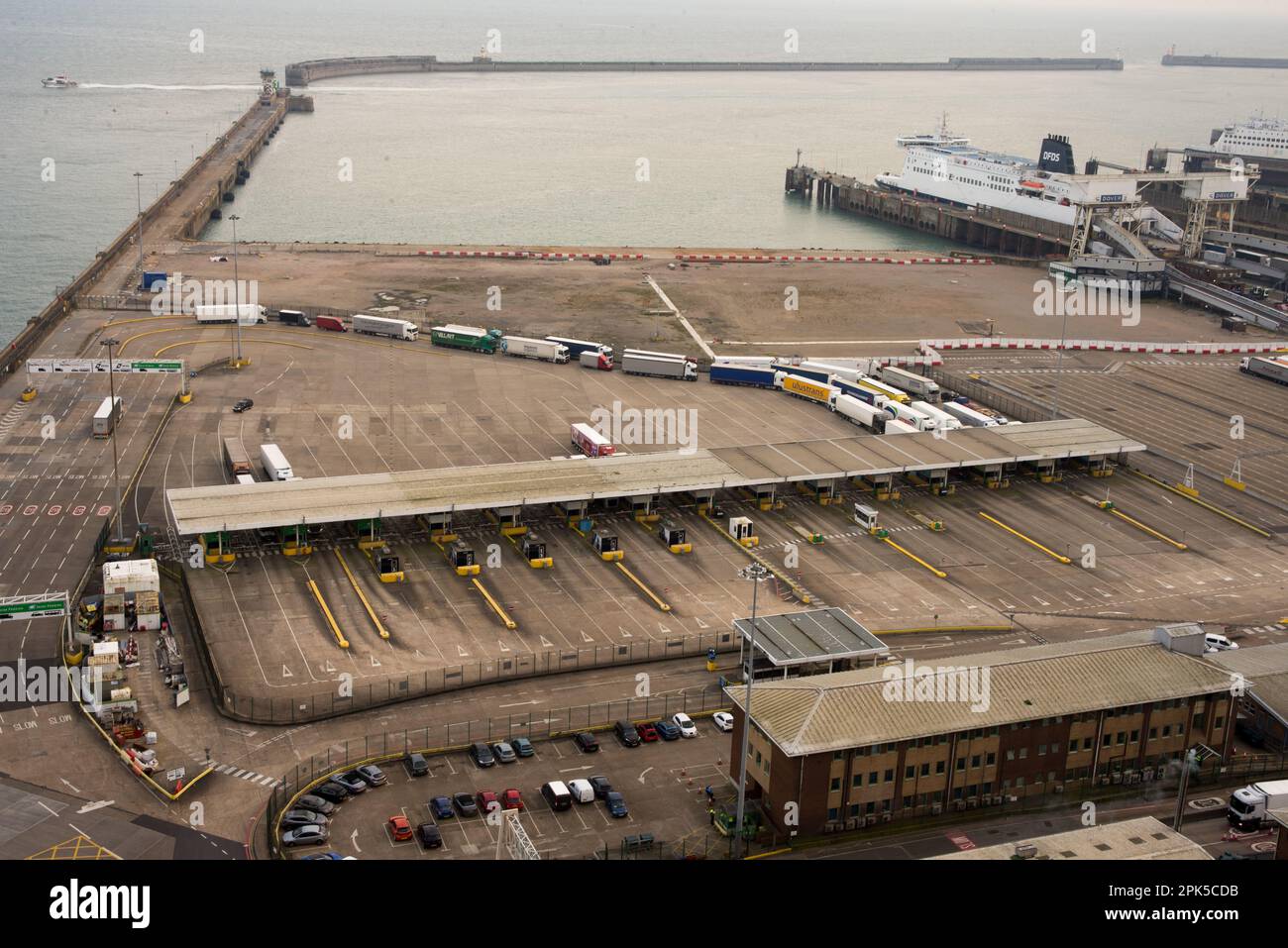 Port of Dover during April 2023 during ques and rumors of staff being ...