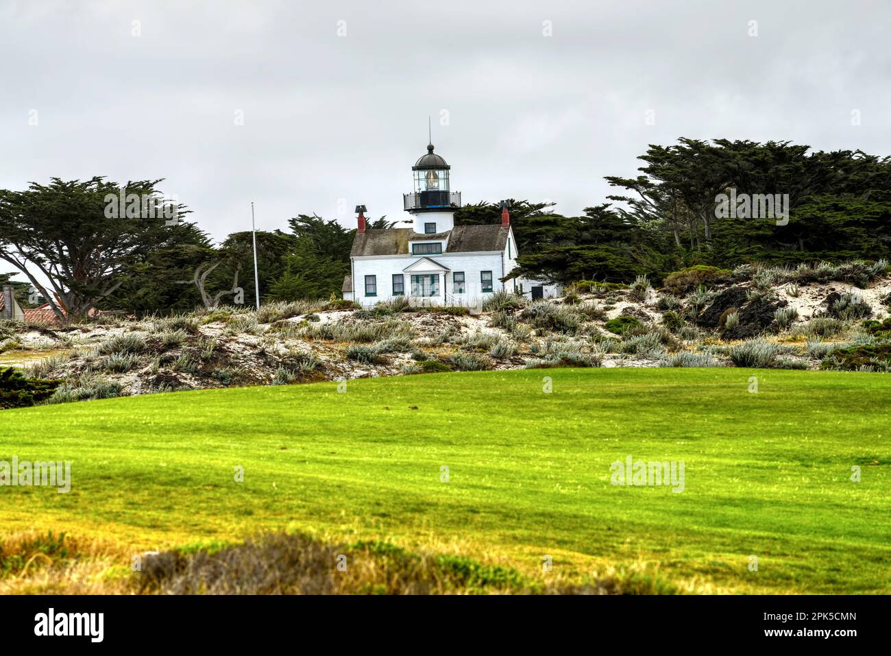 Point Pinos Lighthouse Asilomar California, oldest continually in use lighthouse on west coast ...