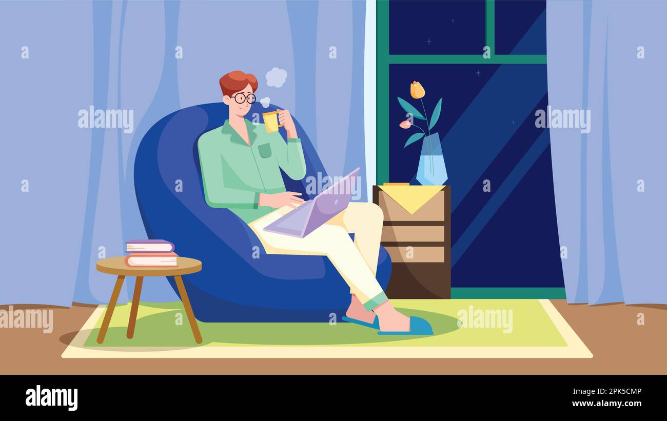 Man working person Stock Vector Images - Alamy