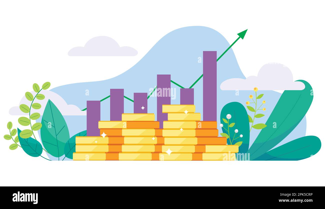 Investment concept design Stock Vector Images - Alamy