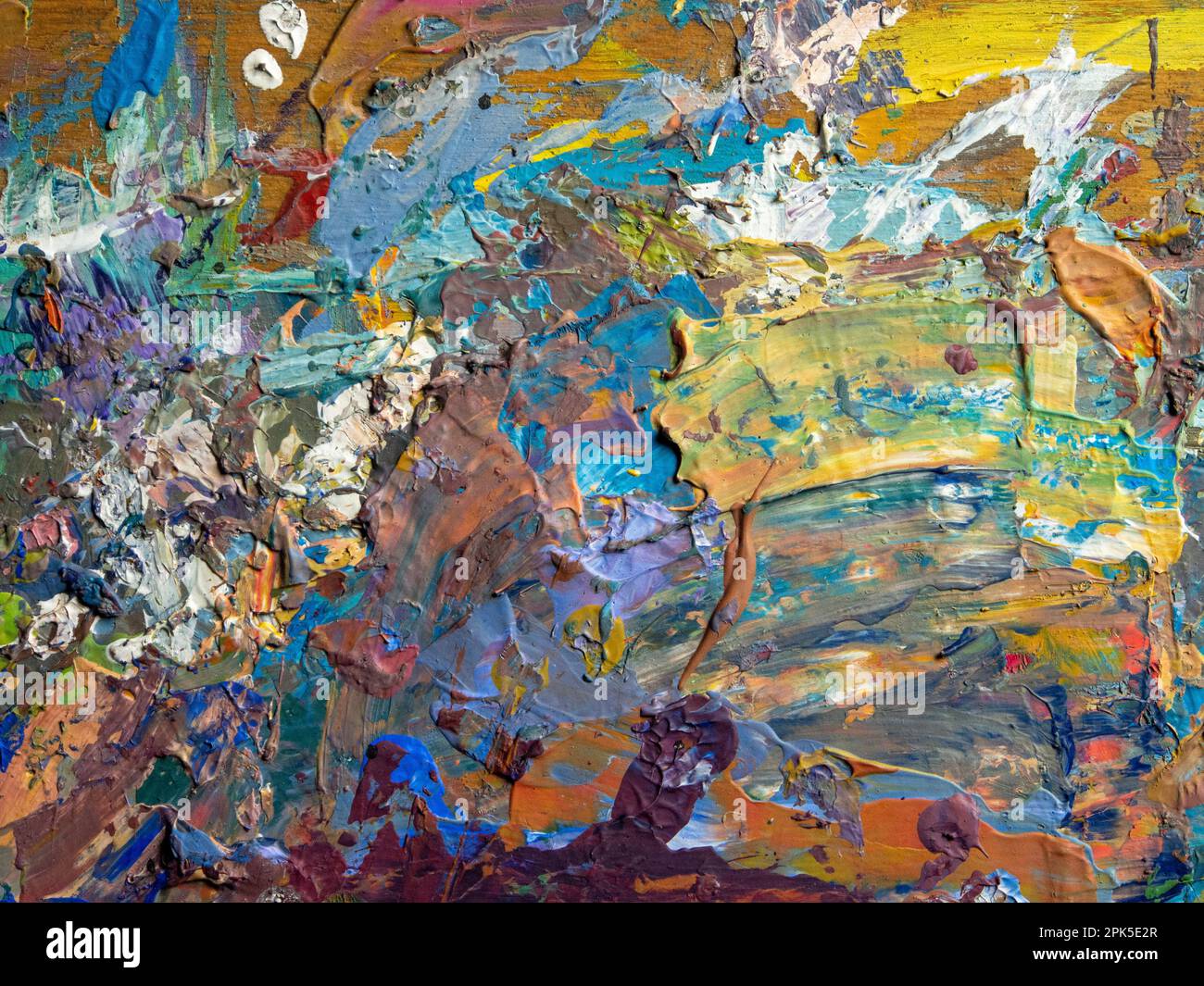 Colorful surface of the painting. Texture of the painting Stock Photo ...