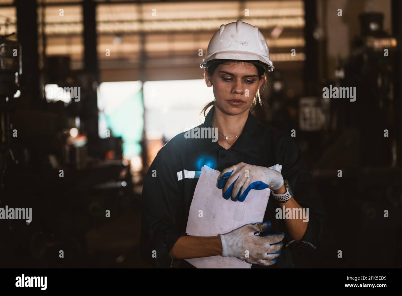 Unhappy Factory Workers