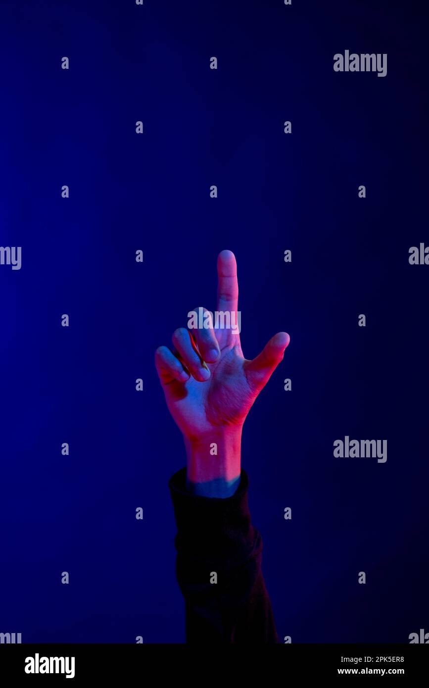Man pointing finger hi-res stock photography and images - Alamy