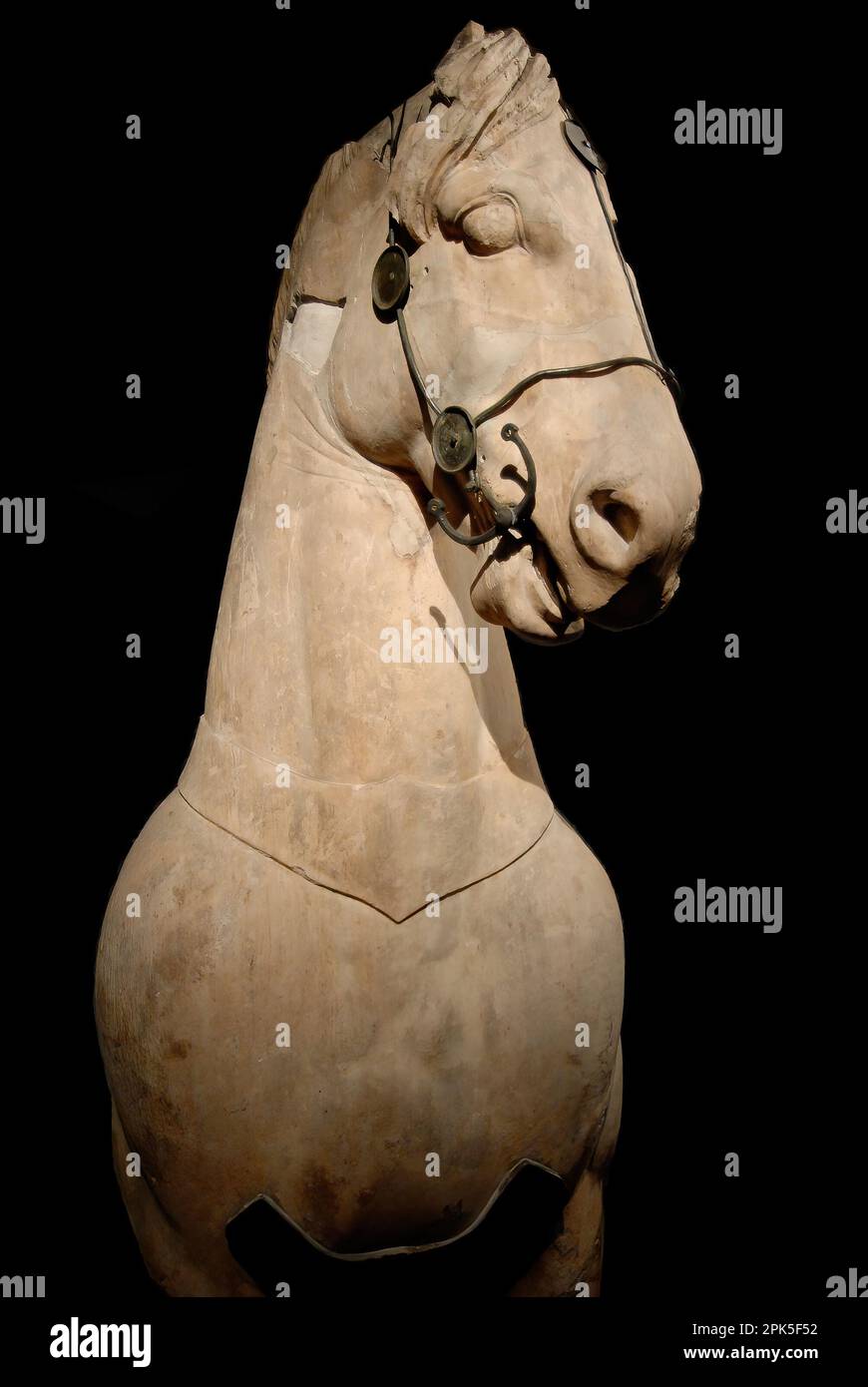 A statue of a horse created by ancient Greek artists Stock Photo - Alamy
