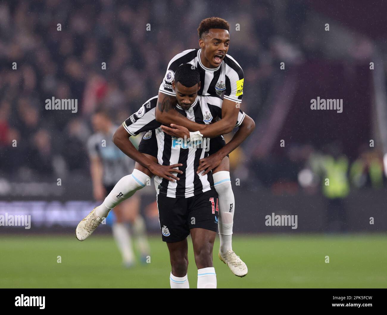 London, UK. 5th Apr, 2023. Alexander Isak of Newcastle United ...