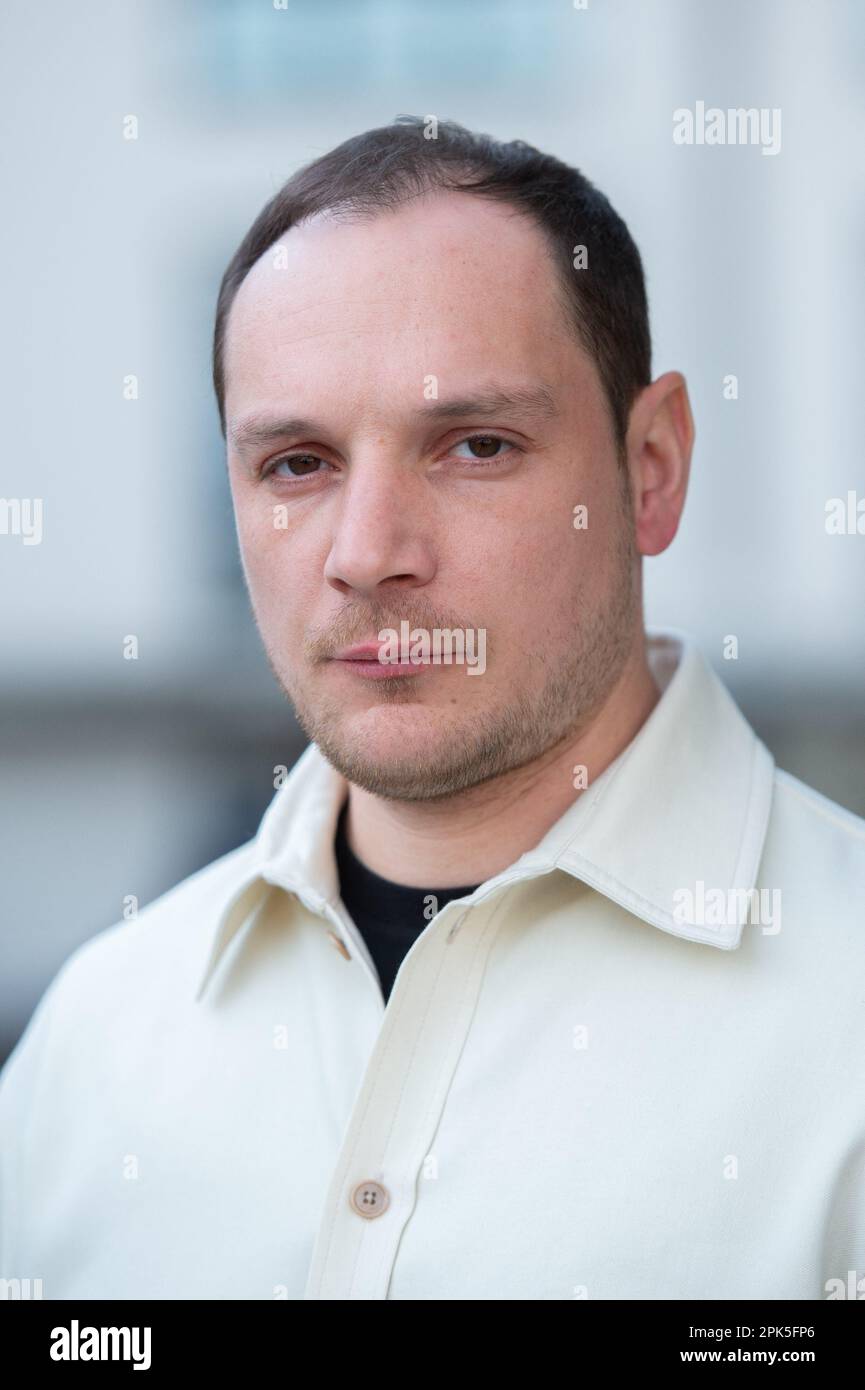 Reims, France. 05th Apr, 2023. Alexis Manenti attending a Portrait ...