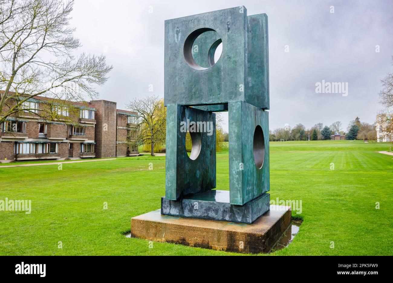 Churchill College, part of the University of Cambridge, east England ...