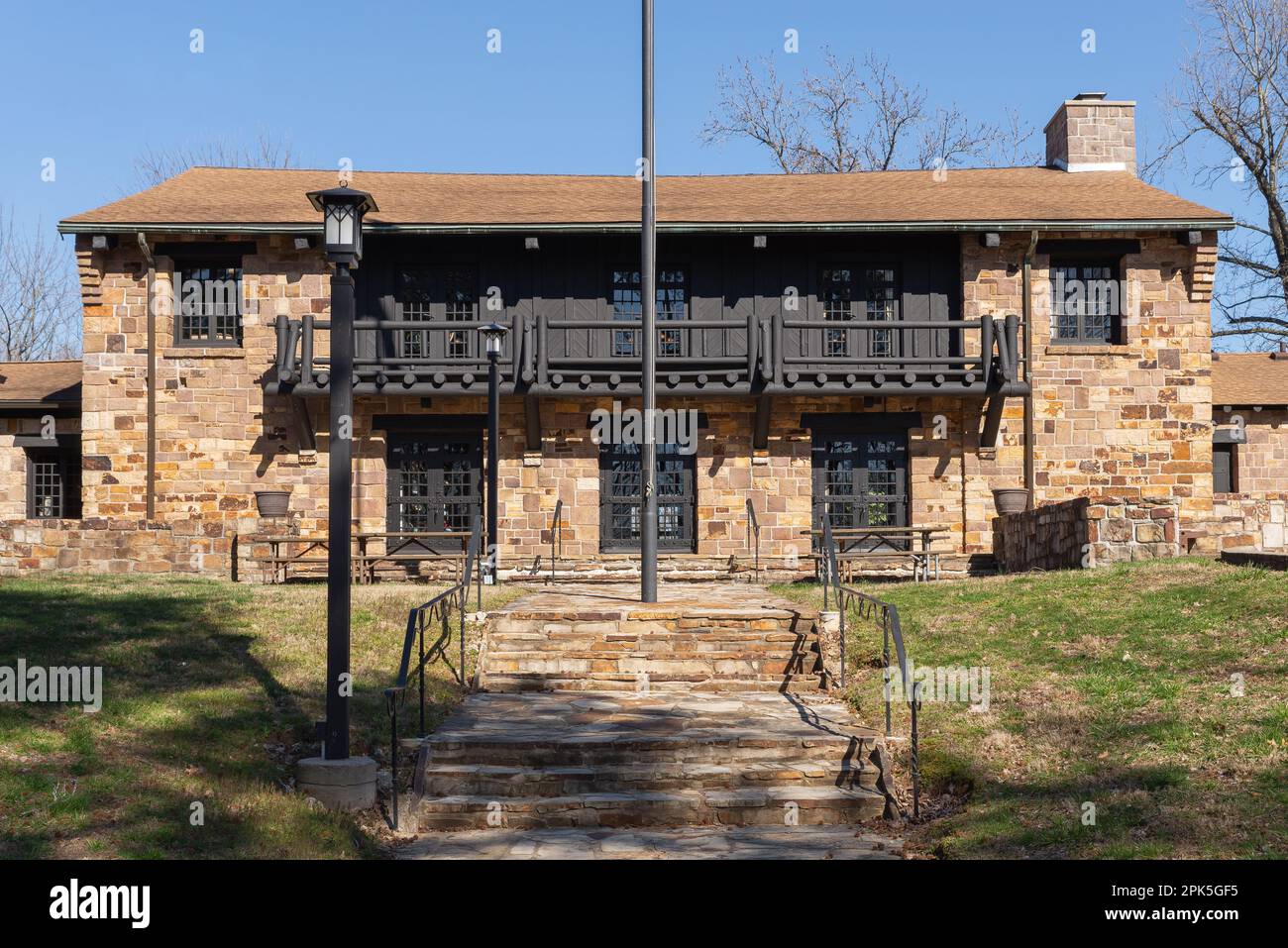 Makanda, Illinois - United States - March 20th, 2023: Exterior of the ...