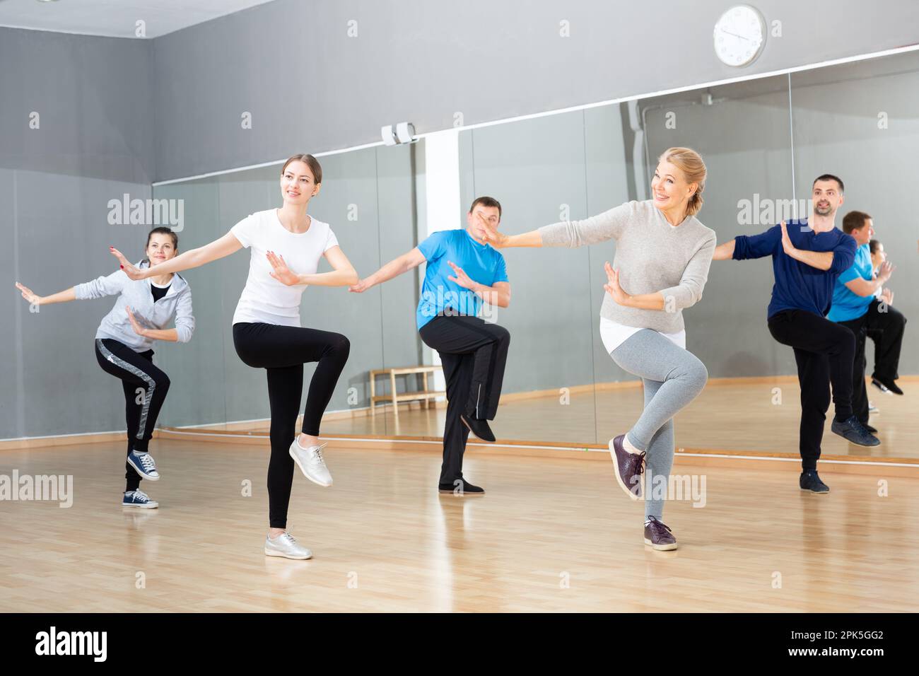People enjoying active dances Stock Photo - Alamy