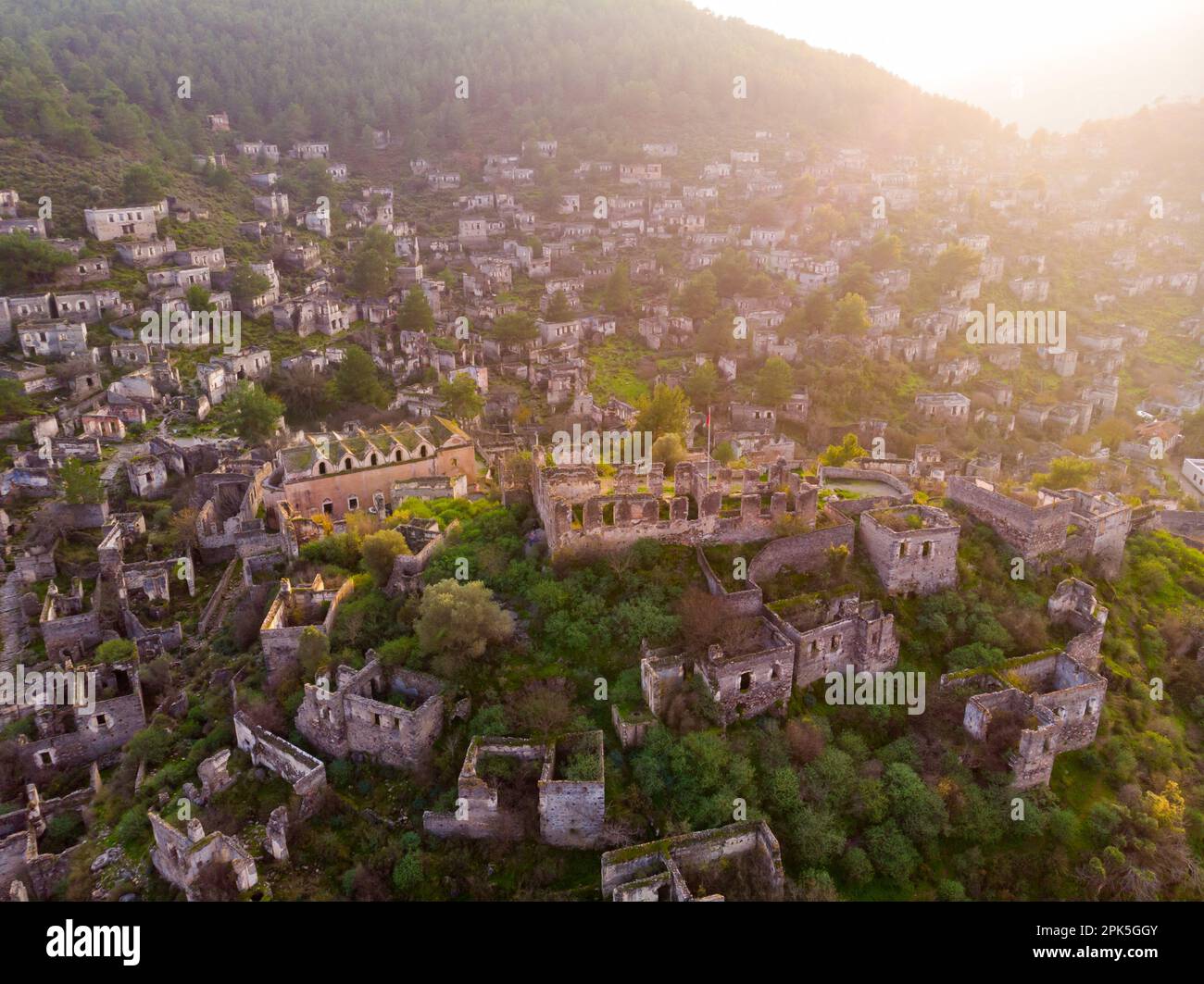 Kayakoy aerial hi-res stock photography and images - Alamy