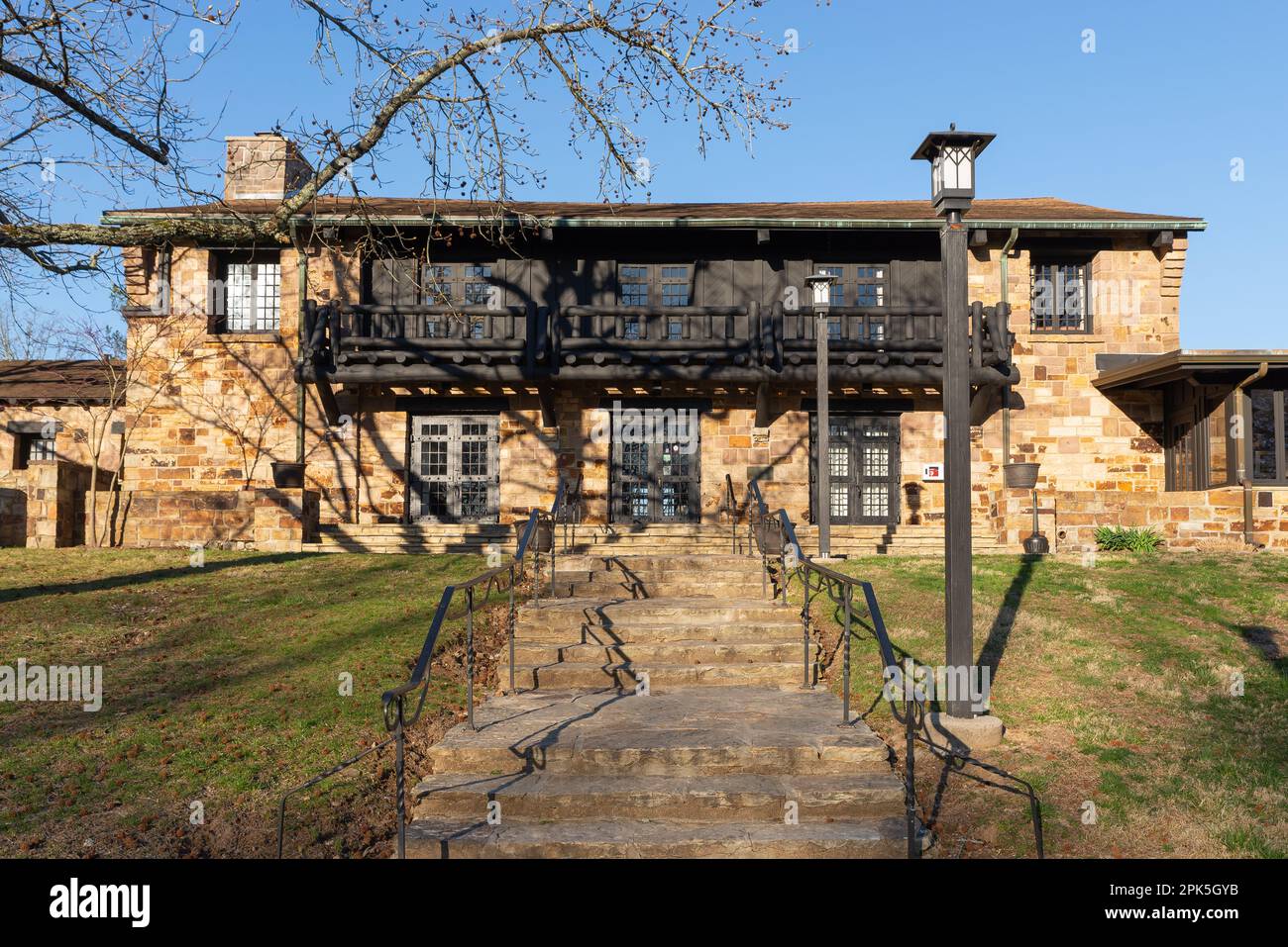 Makanda, Illinois - United States - March 20th, 2023: Exterior of the ...