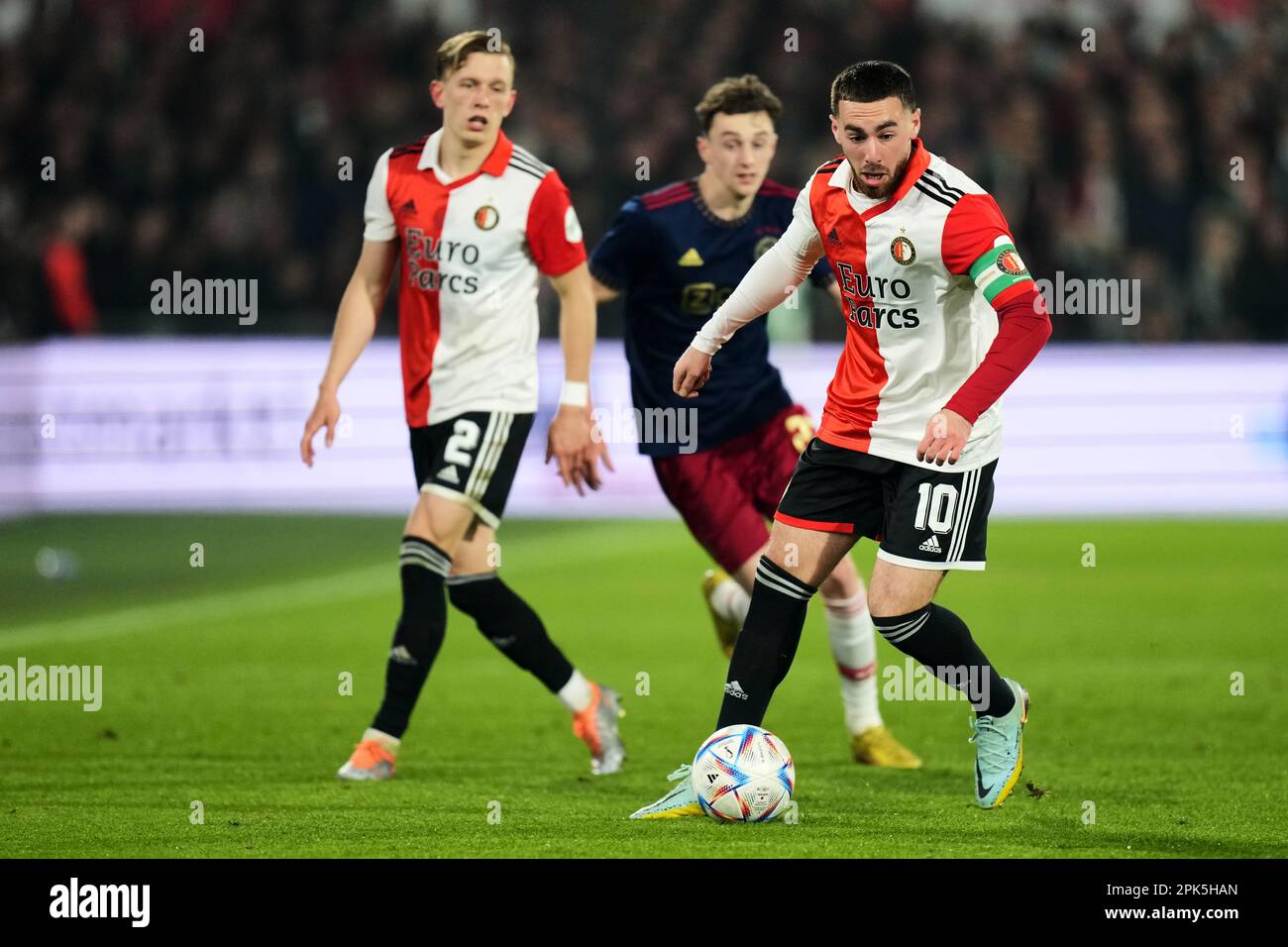 Rotterdam, Netherlands - 05/04/2023, Orkun Kokcu of Feyenoord during ...
