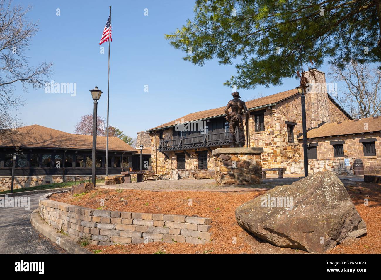 Makanda, Illinois - United States - March 20th, 2023: Exterior of the ...