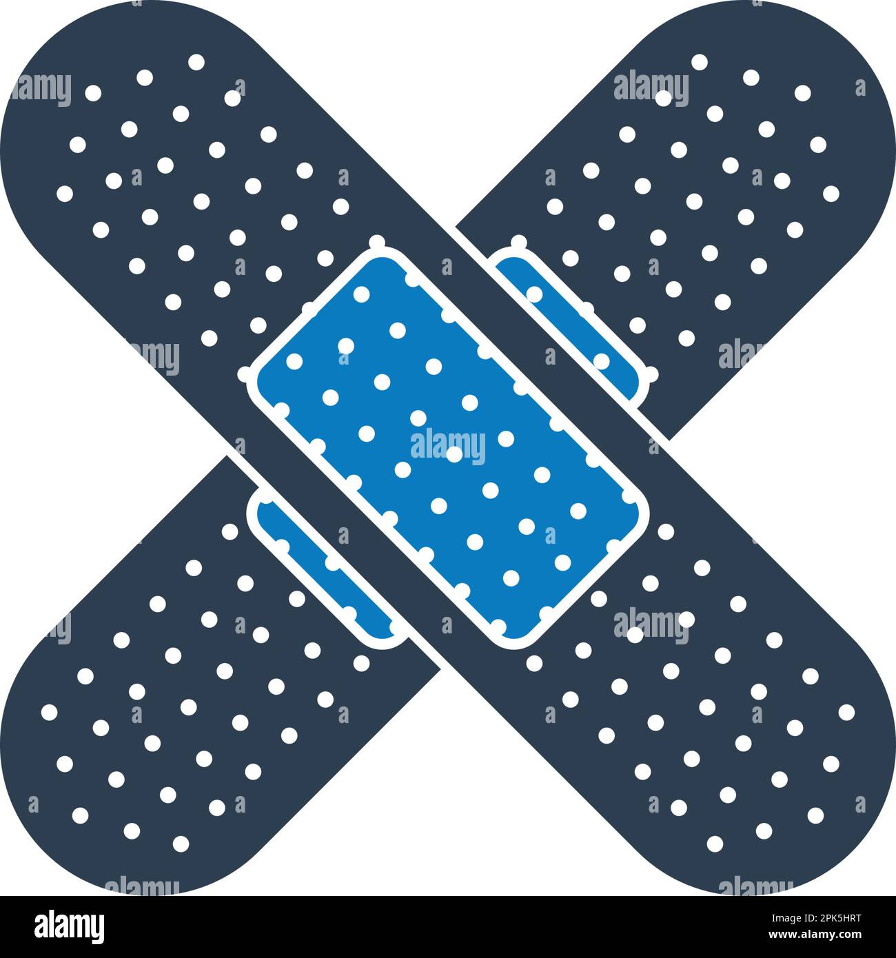 Cross Shaped Adhesive plaster icon. Flat style vector EPS Stock Vector ...