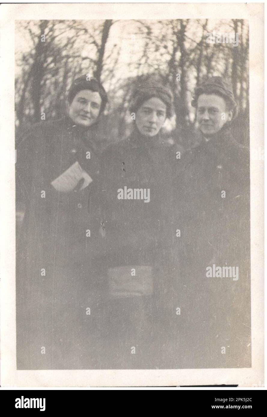 Nurses Lear, Todd and Ripley, Paris, 1915 Stock Photo - Alamy