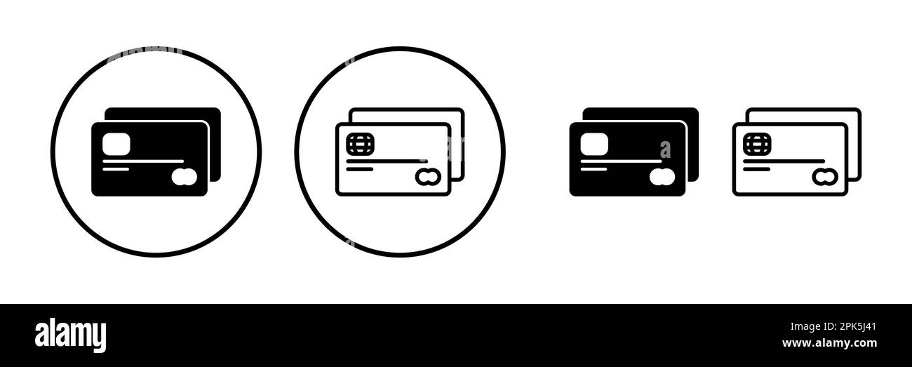 Credit card icon vector. payment icon. debit payment icon Stock Vector ...