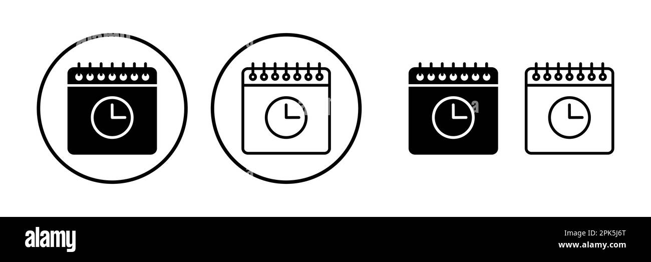 calendar icon vector. Calender symbol Stock Vector Image & Art - Alamy