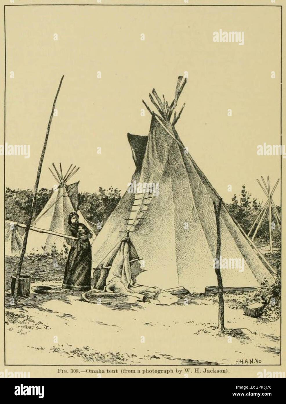 The Omaha earth lodge Stock Photo - Alamy