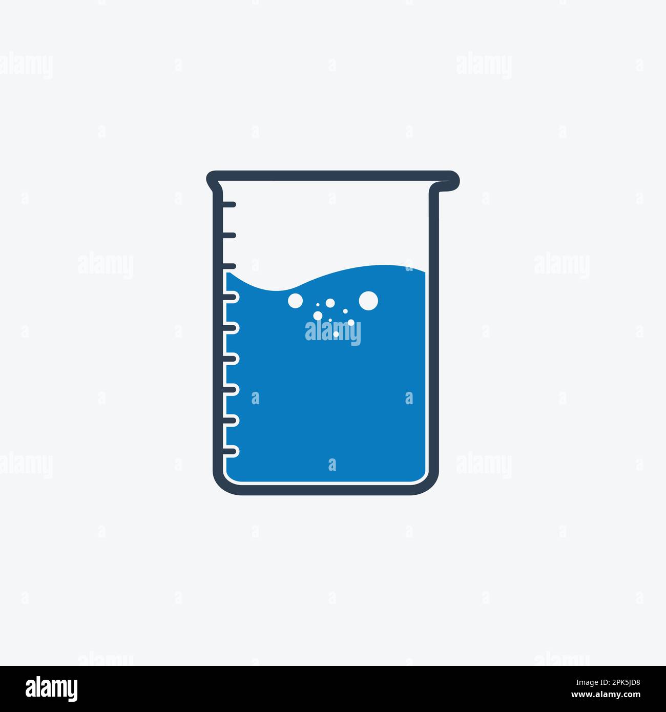 Chemical Beaker Icon. Editable Vector EPS Symbol Illustration Stock ...