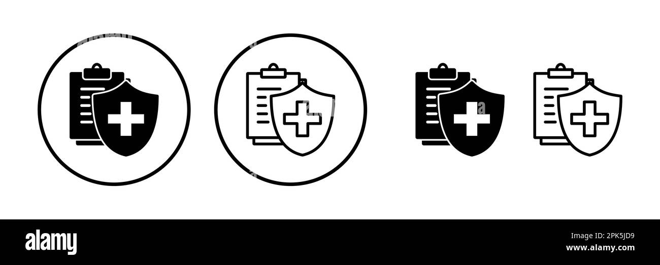 Health insurance icon vector. medical insurance icon Stock Vector Image ...