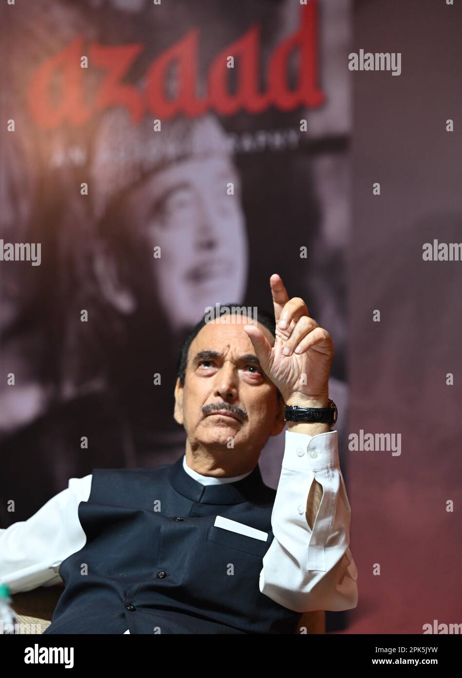 NEW DELHI, INDIA - APRIL 5: Ghulam Nabi Azad during the function of his ...