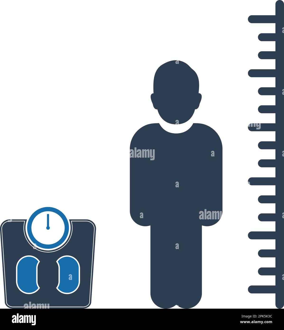 Body Mass Index Icon. Flat style vector EPS Stock Vector Image & Art ...