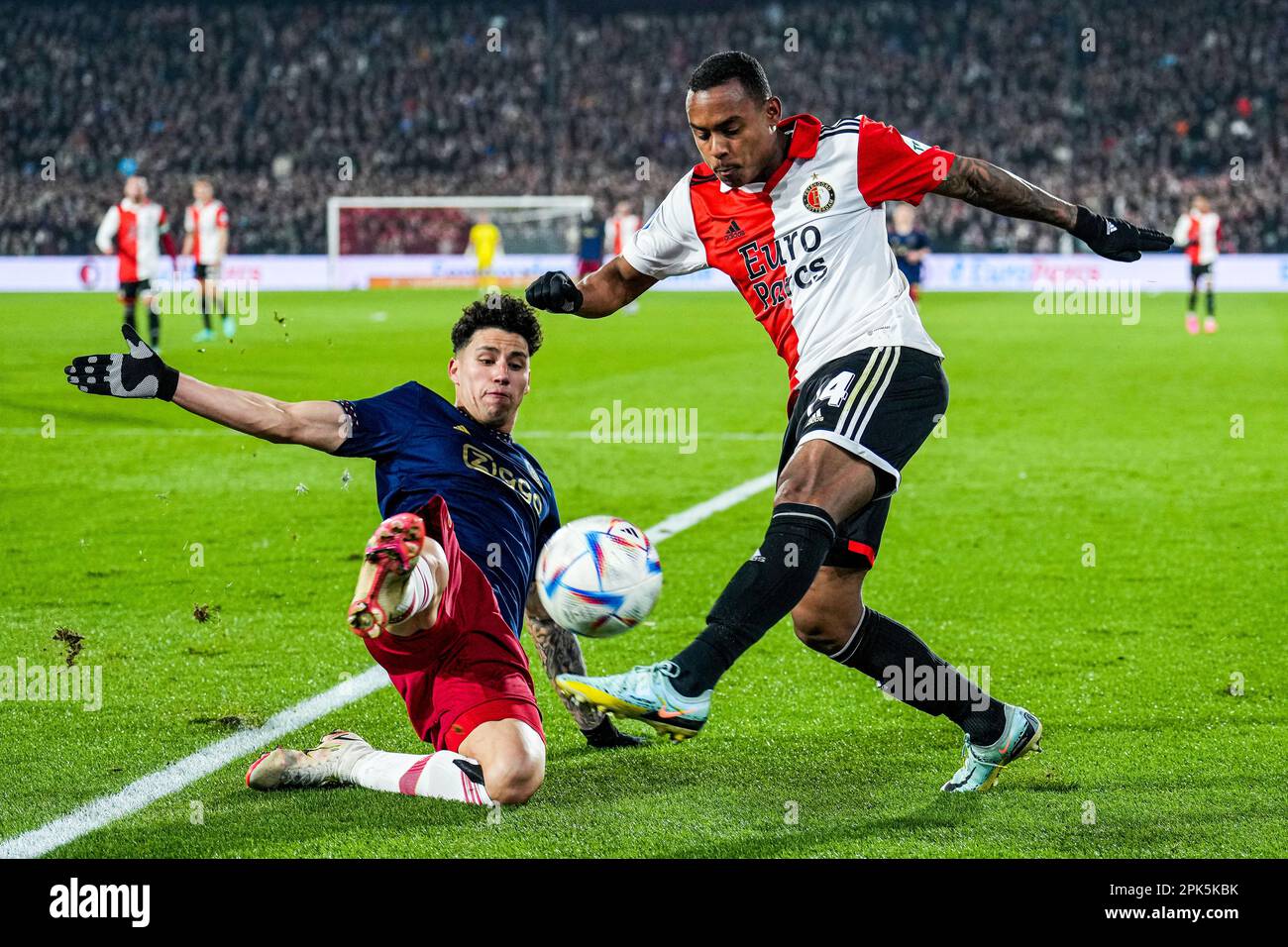 Rotterdam, Netherlands - 05/04/2023, Jorge Sanchez of Ajax, Igor Paixao ...