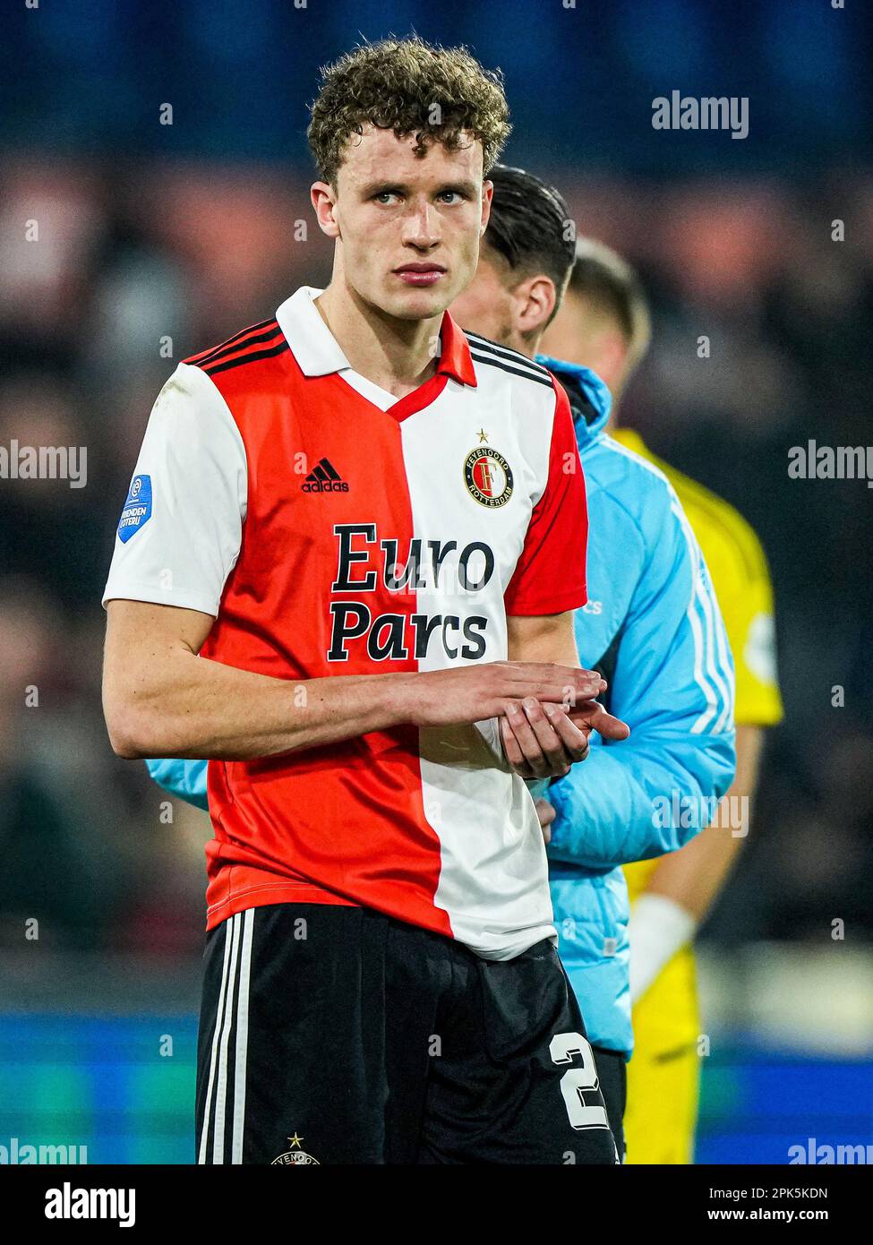 Rotterdam, Netherlands - 05/04/2023, Mats Wieffer of Feyenoord during ...