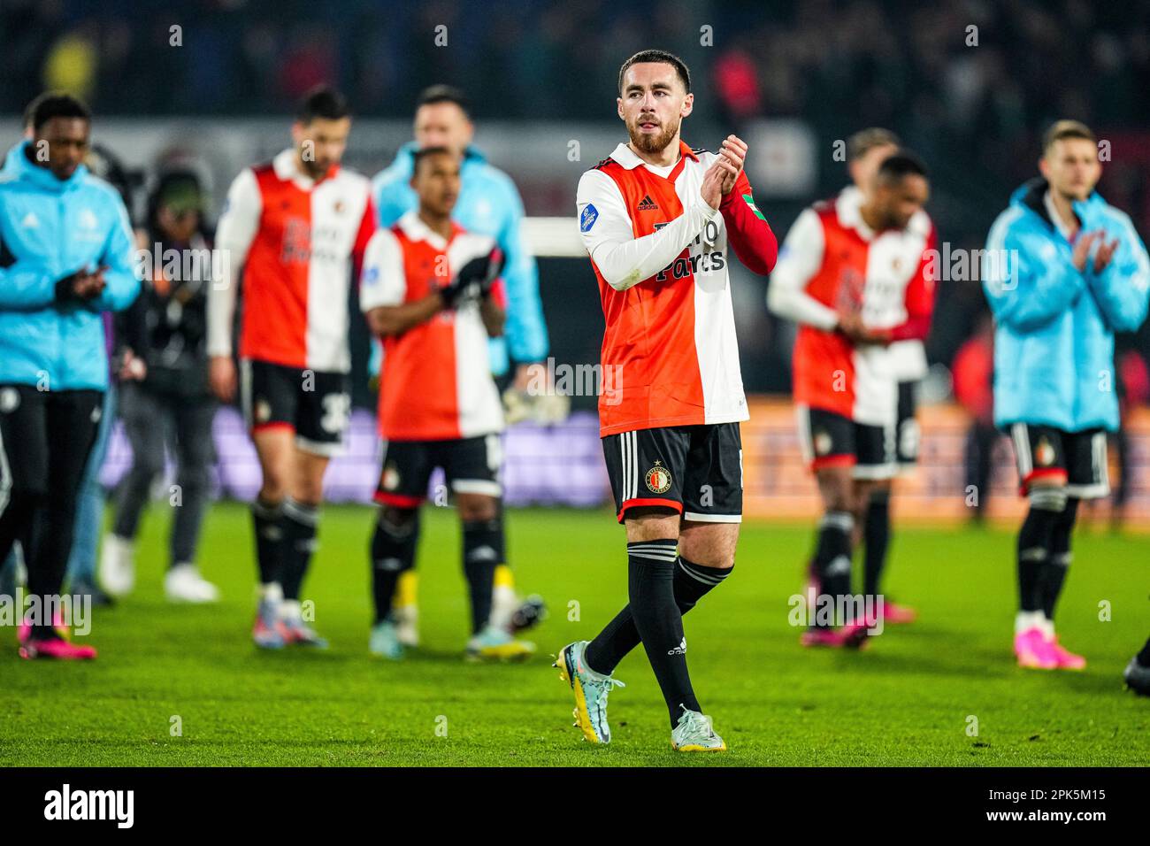 Rotterdam, Netherlands - 05/04/2023, Orkun Kokcu of Feyenoord during the match between Feyenoord ...