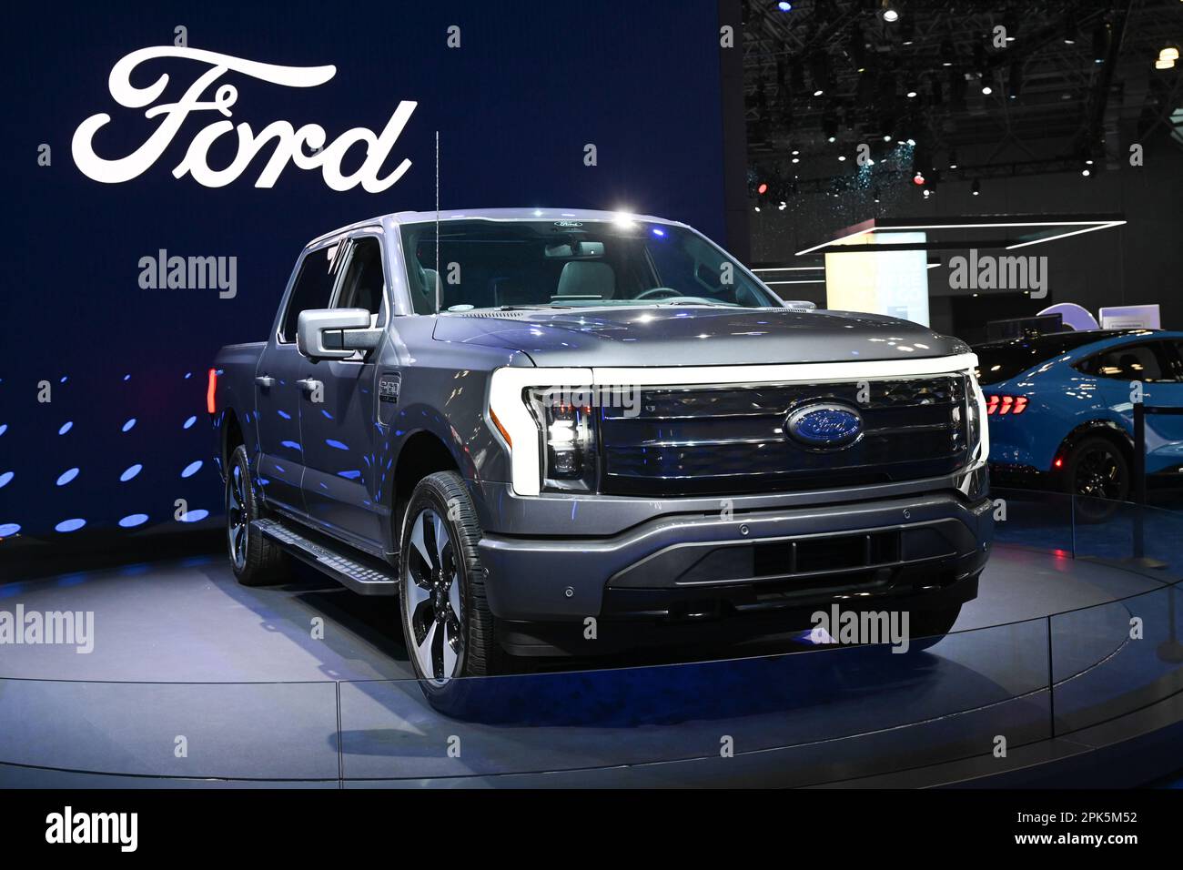 The Ford F-150 on display during the 2023 New York International Auto ...