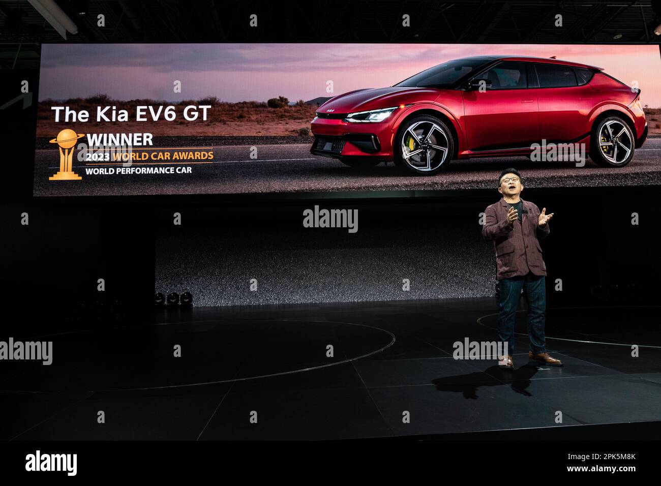 New York, USA. 05th Apr, 2023. President & CEO KIA North America & KIA ...