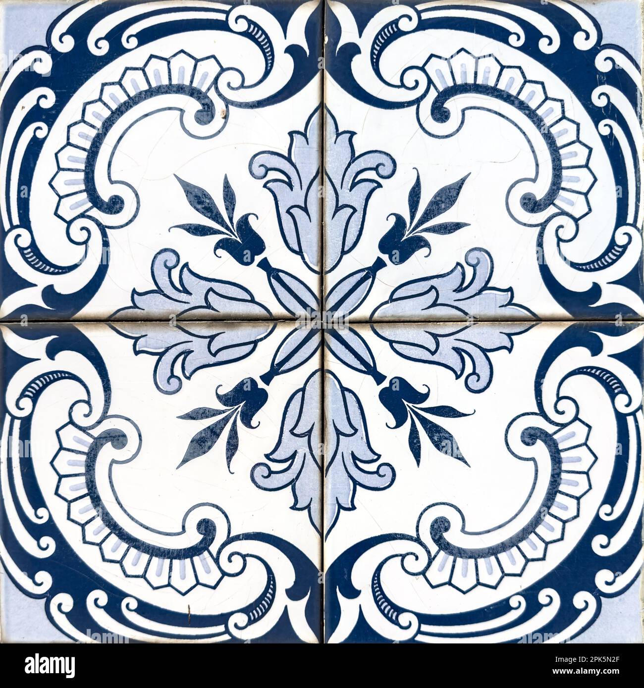 Old Traditional Portuguese azulejos, painted ceramic tilework Stock ...