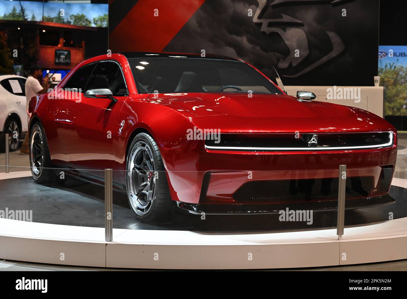 The Dodge Charger Daytona SRT Concept on display during the 2023 New York International Auto ...