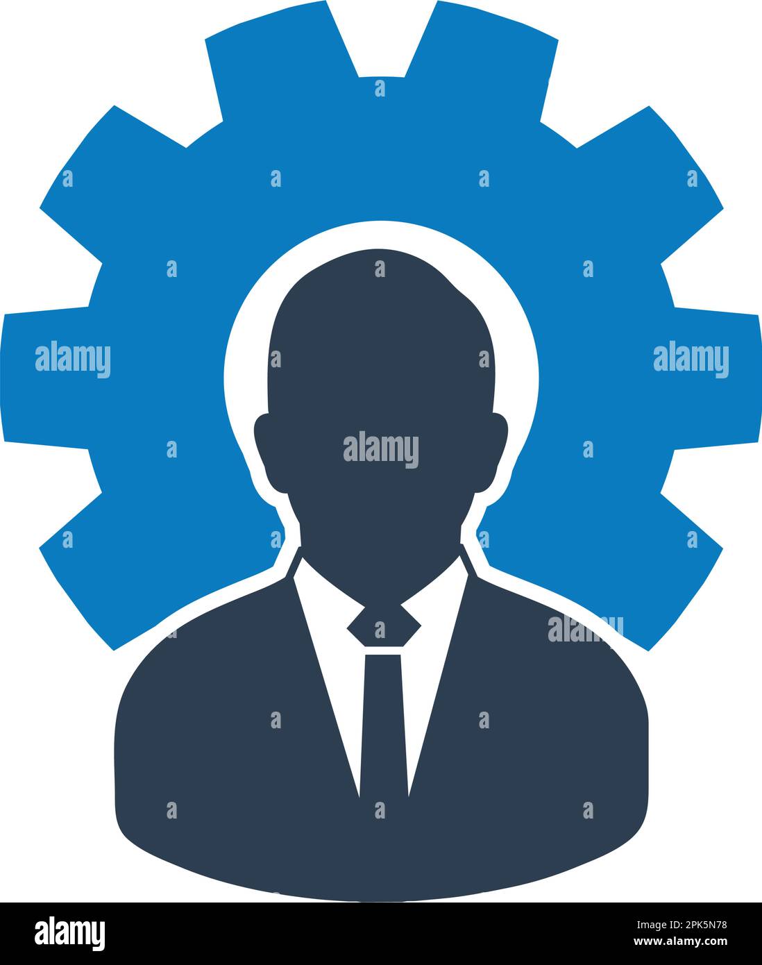 Business Management Icon. Flat style vector EPS Stock Vector Image & Art - Alamy