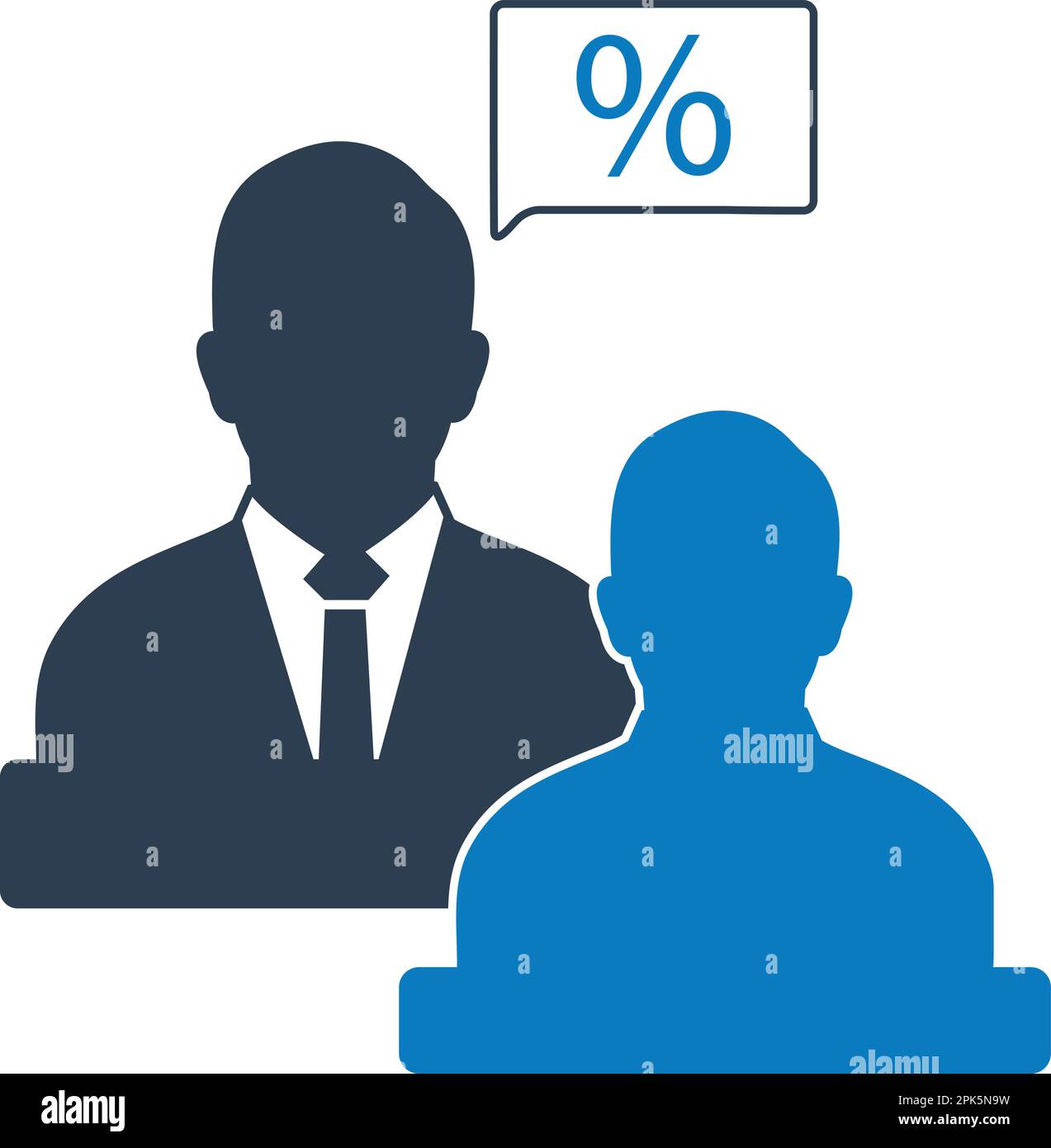 Tax advisor icon. Flat style vector EPS Stock Vector Image & Art - Alamy