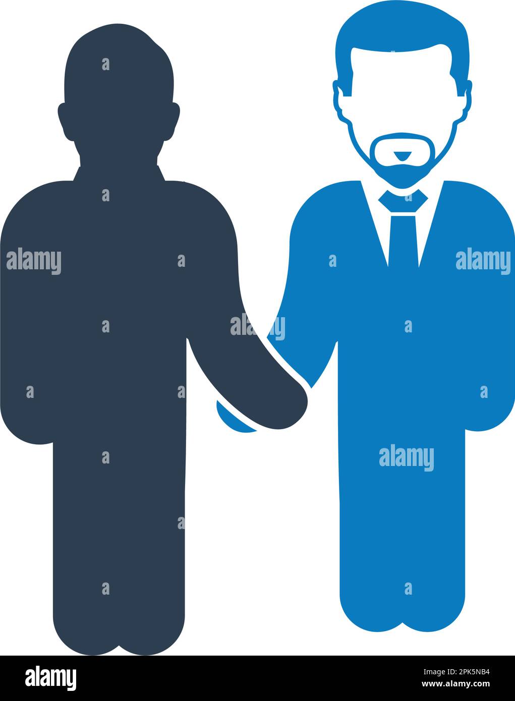 Business Contract, Deal Icon. Flat style vector EPS Stock Vector Image ...