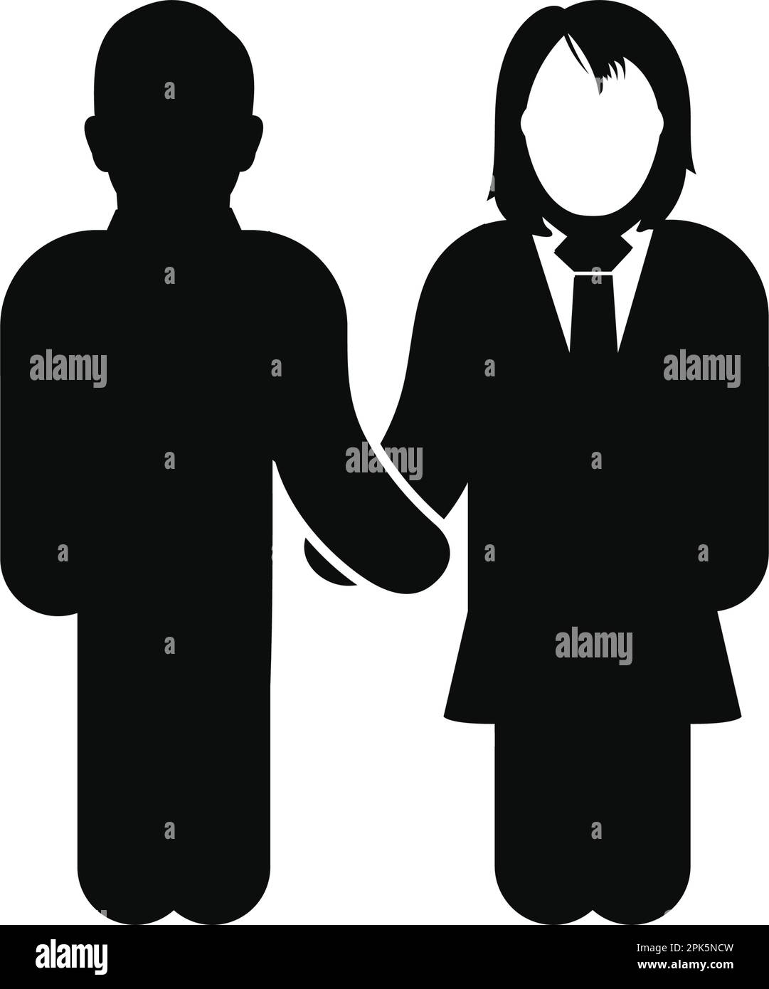 Business Contract, Deal Icon. Flat style vector EPS Stock Vector Image ...