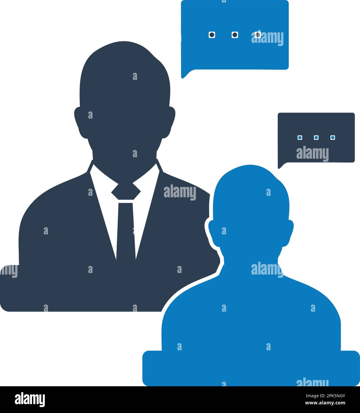 Business Meeting Icon. Flat style vector EPS Stock Vector Image & Art ...