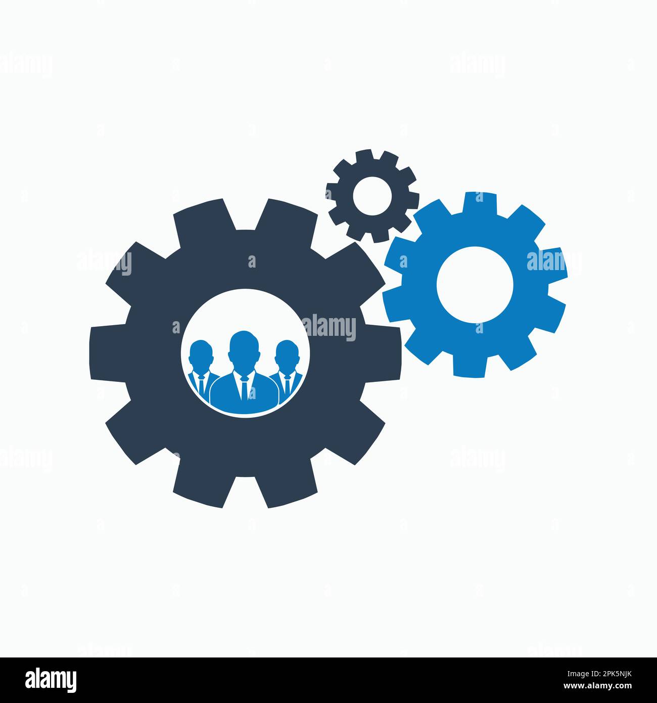 Business solution icon. Flat style vector EPS Stock Vector Image & Art ...