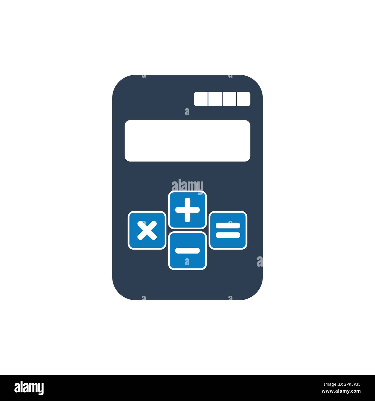 Digital Calculator Icon. Editable Vector EPS Symbol Illustration Stock ...