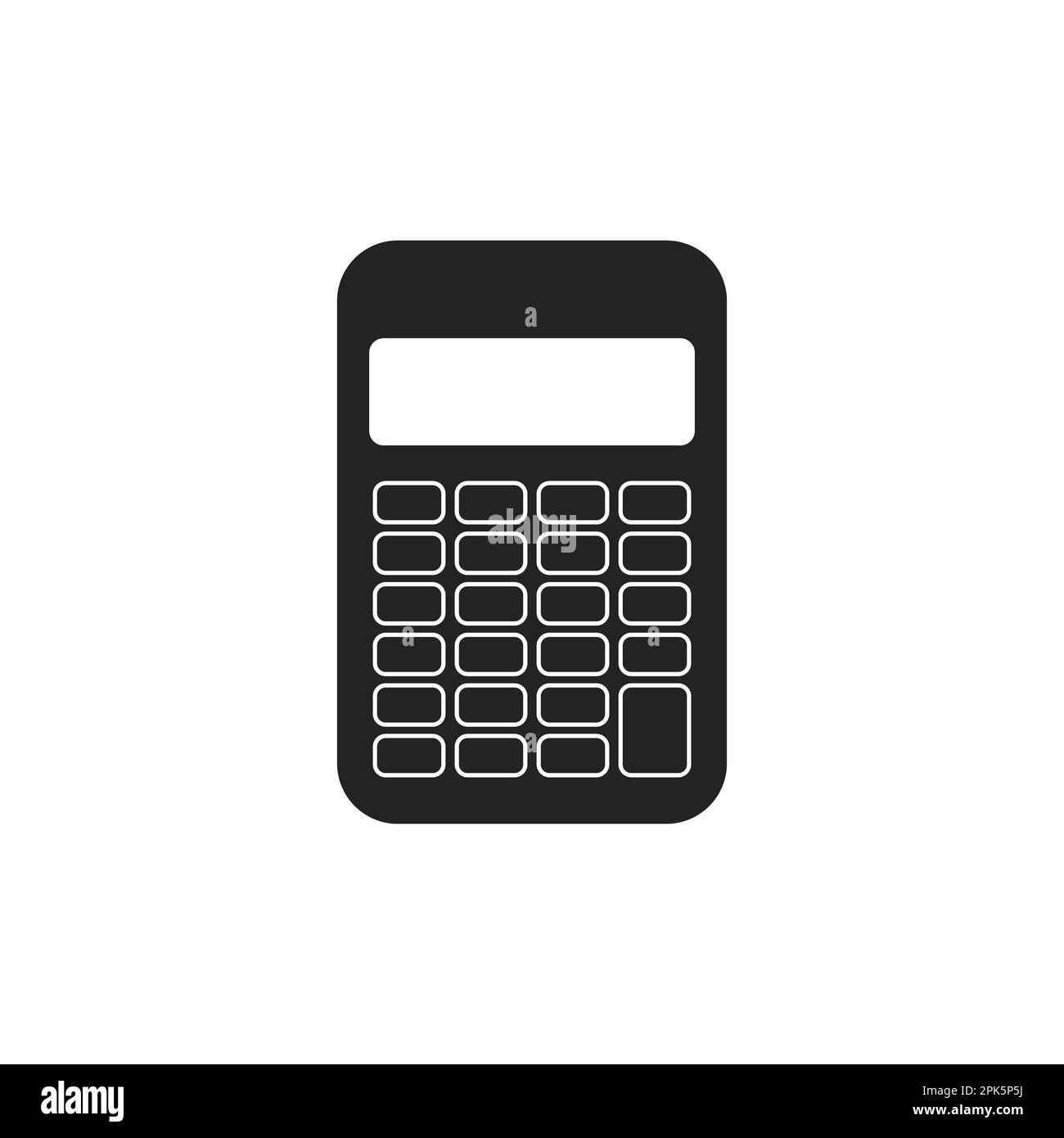 Calculator Flat Icon. Editable Vector EPS Symbol Illustration Stock ...