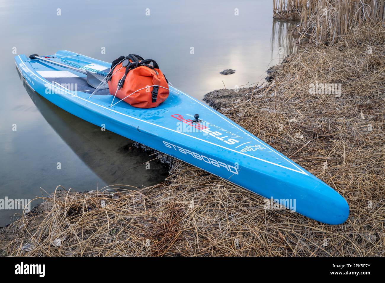 Fort Collins, CO, USA - April 3, 2023: Touring stand up paddleboard ...