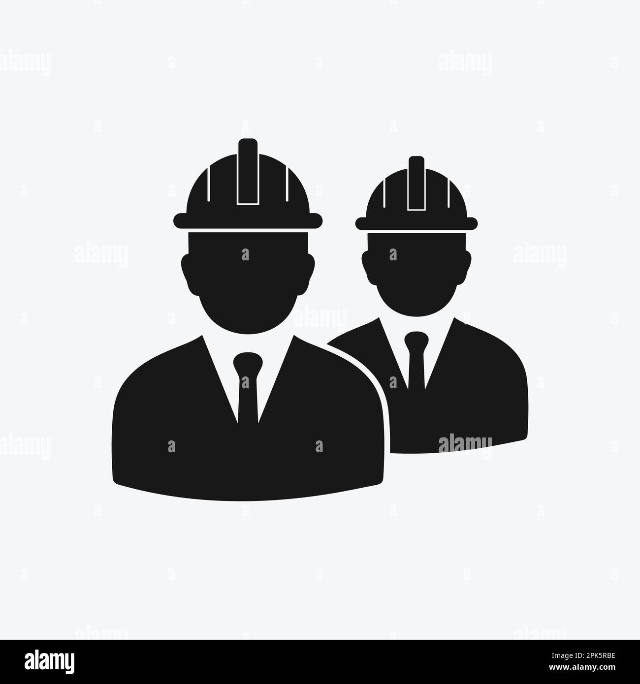 Construction Worker Icon. Editable Vector EPS Symbol Illustration Stock ...
