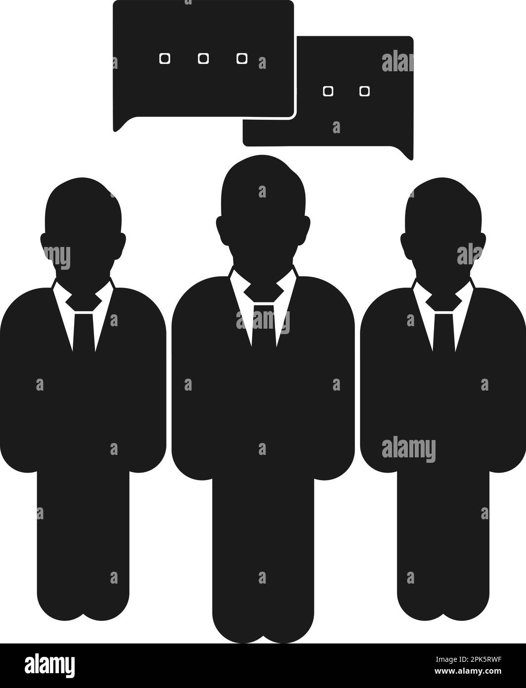 Conversation icon. Flat style vector EPS Stock Vector Image & Art - Alamy