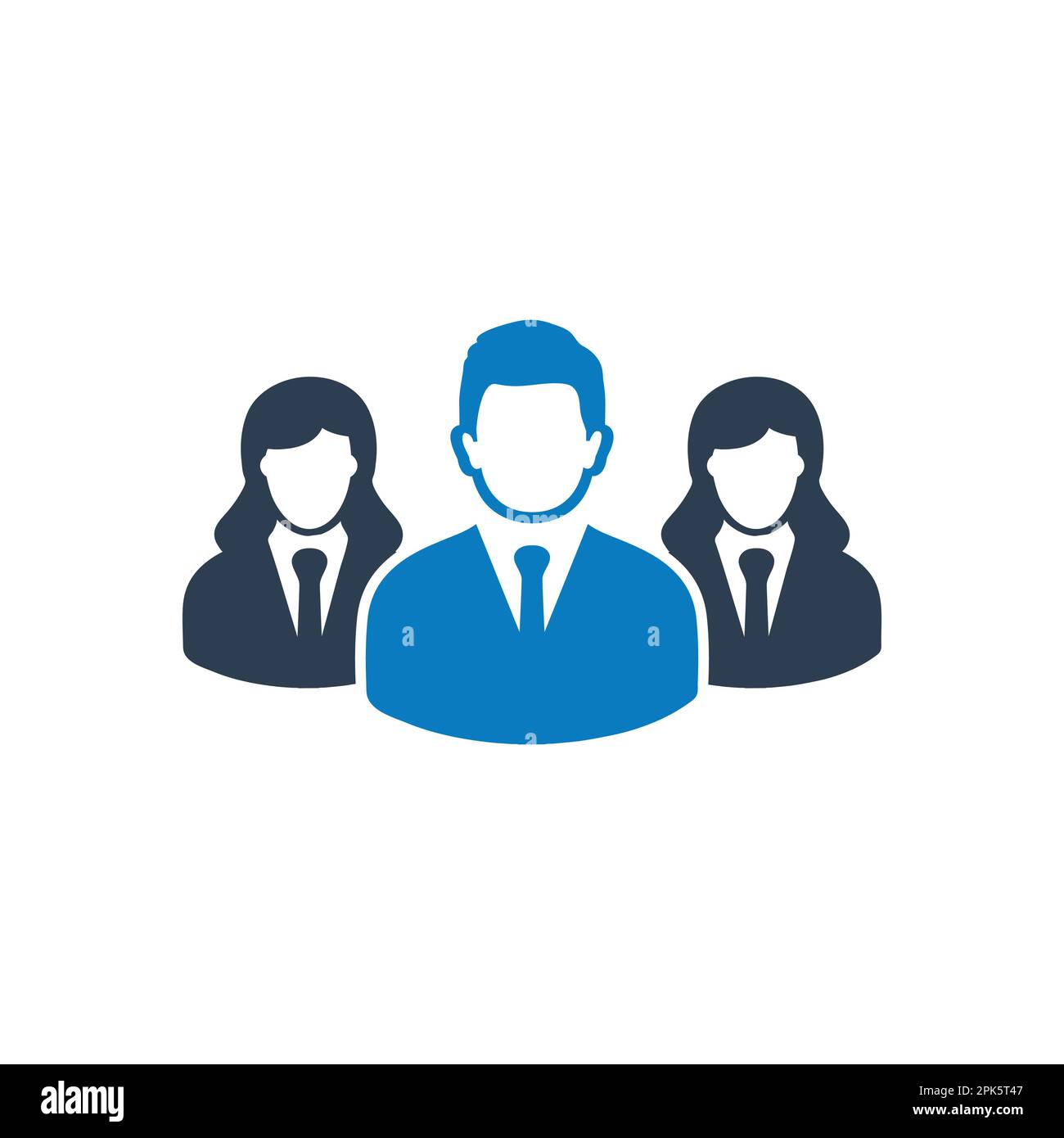 Employees Icon Blue